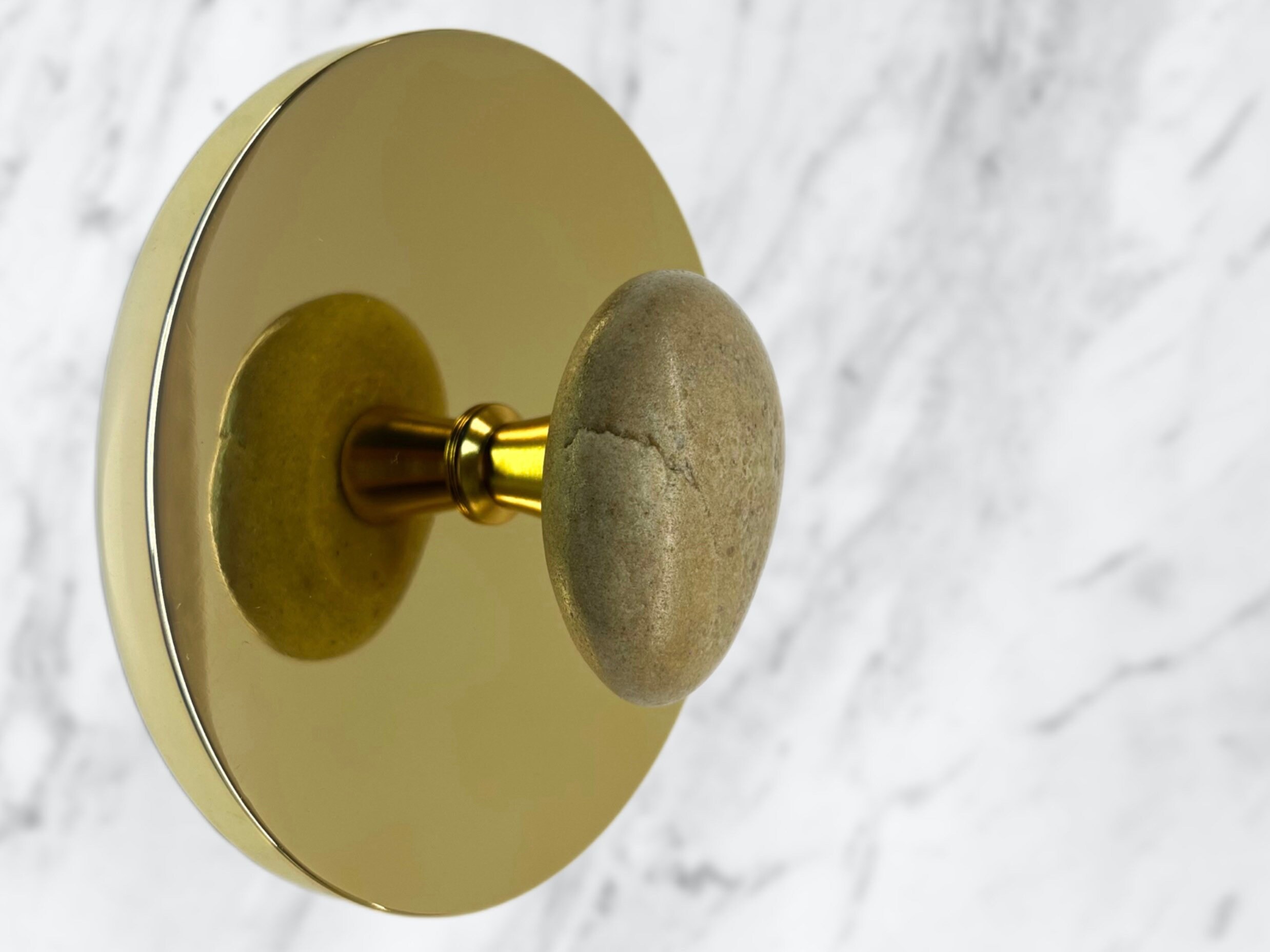 Beach Stone Cabinet Handles, Natural Sea Stone Knobs, Beach Stone Knob ...