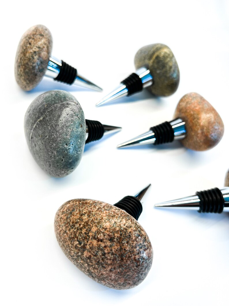 Rock Bottle Stopper, Wine Bottle Stopper, Wine Stopper, Bottle Stopper ...