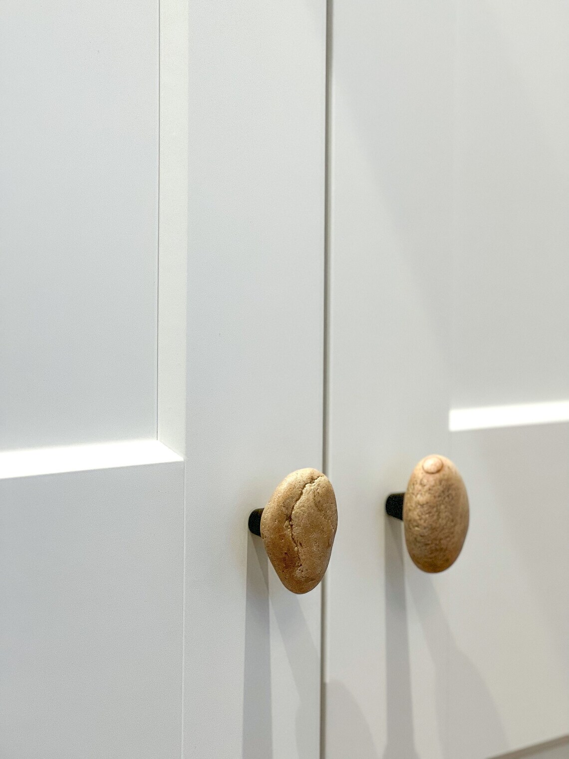 Rock Knobs, Drawer Pulls, Cabinet Knob, Sea Stone Knob, Sea Stone ...