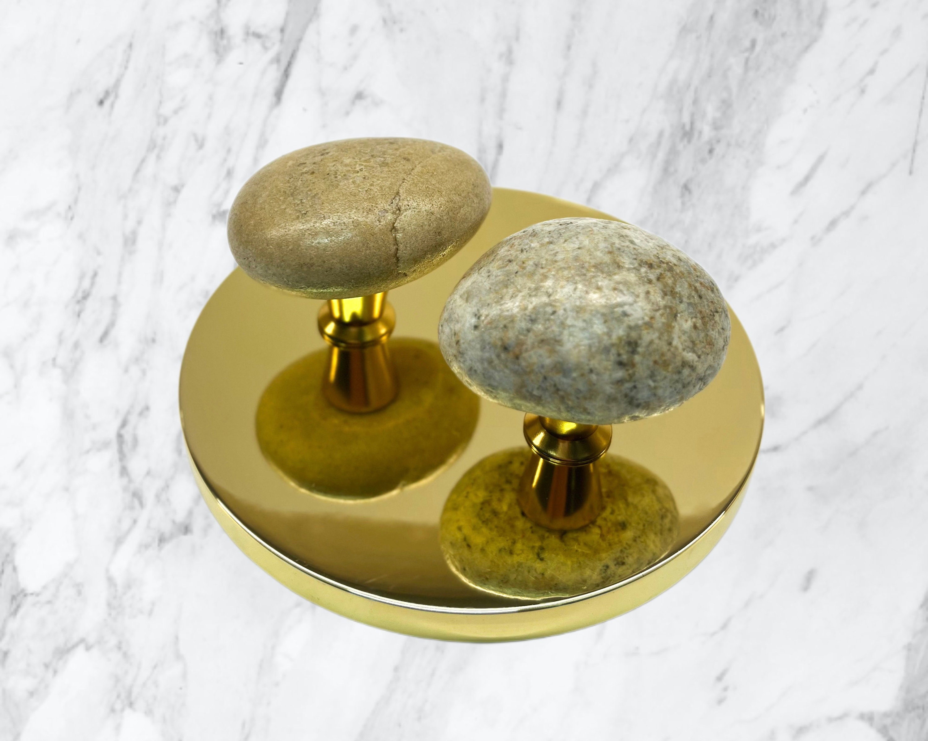 Beach Stone Cabinet Handles, Natural Sea Stone Knobs, Beach Stone Knob ...