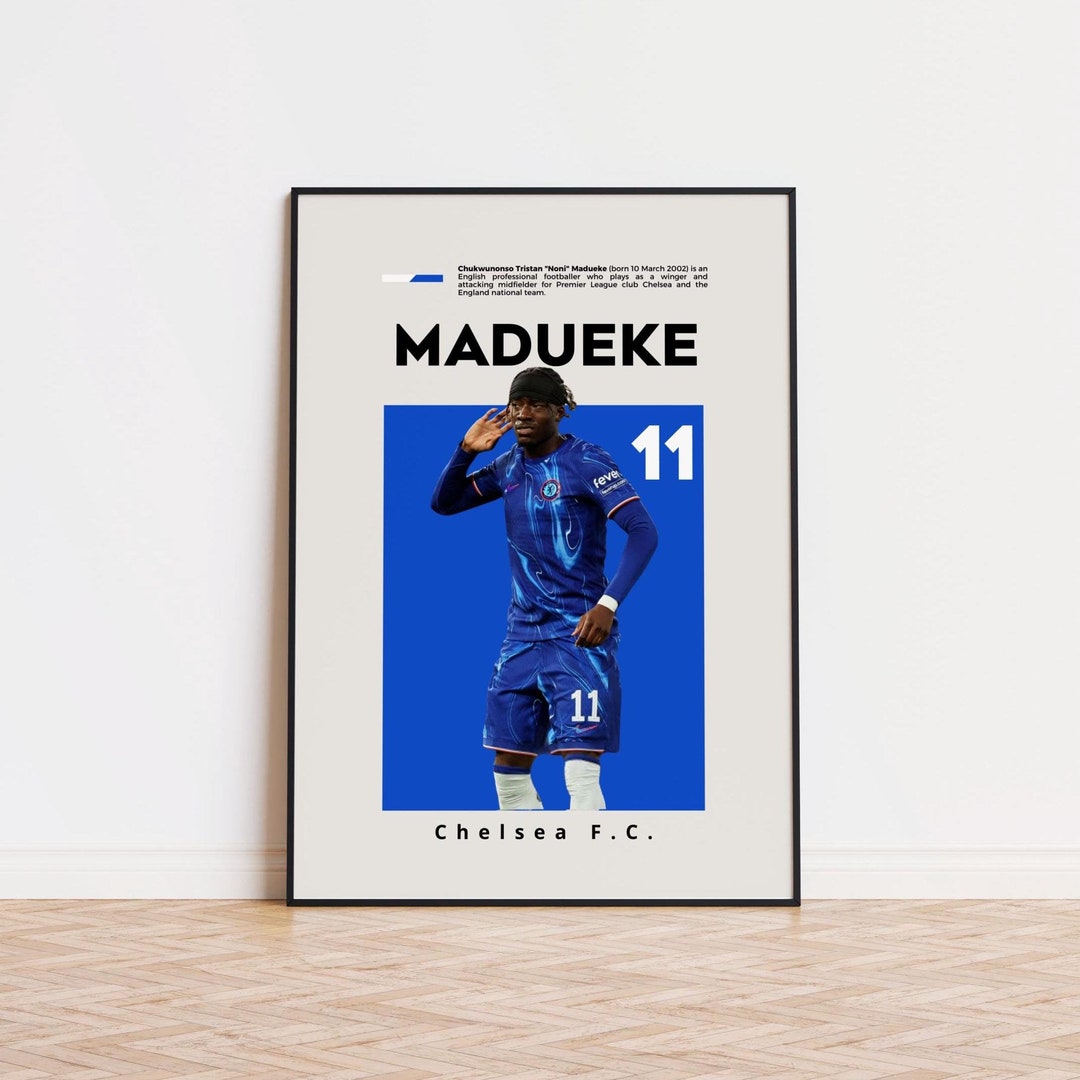 Noni Madueke Poster, Football Player Poster, Noni Madueke Print, Sports ...