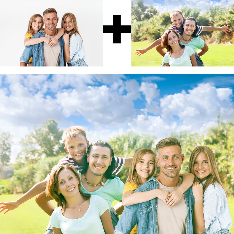 Custom Merge People Together Add Person Into Family Portrait merge ...