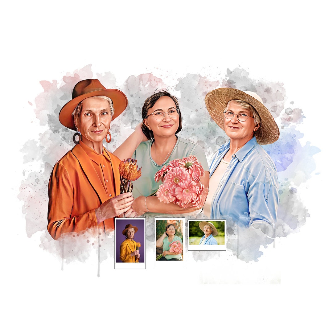 Custom Merged Photos, Merged Family Photos, Personalized Art Gift ...