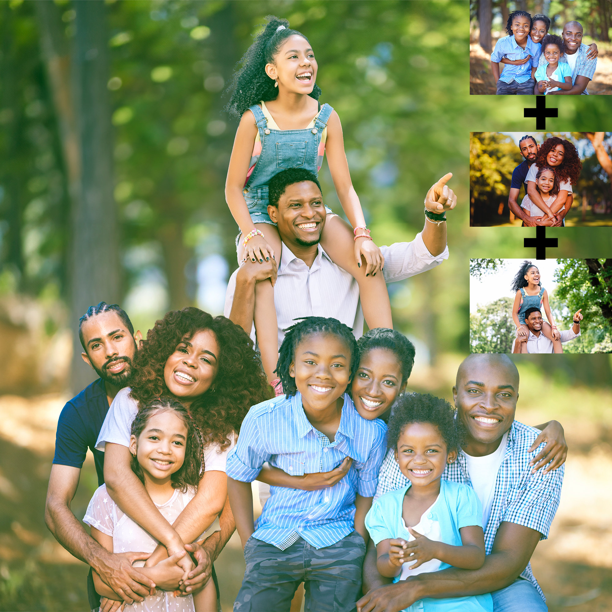 Custom Merged Persons Together Merge Multiple Photos Combine Persons ...