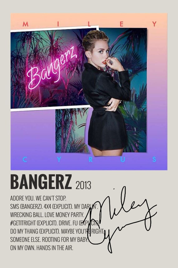Miley Cyrus Bangerz Collage