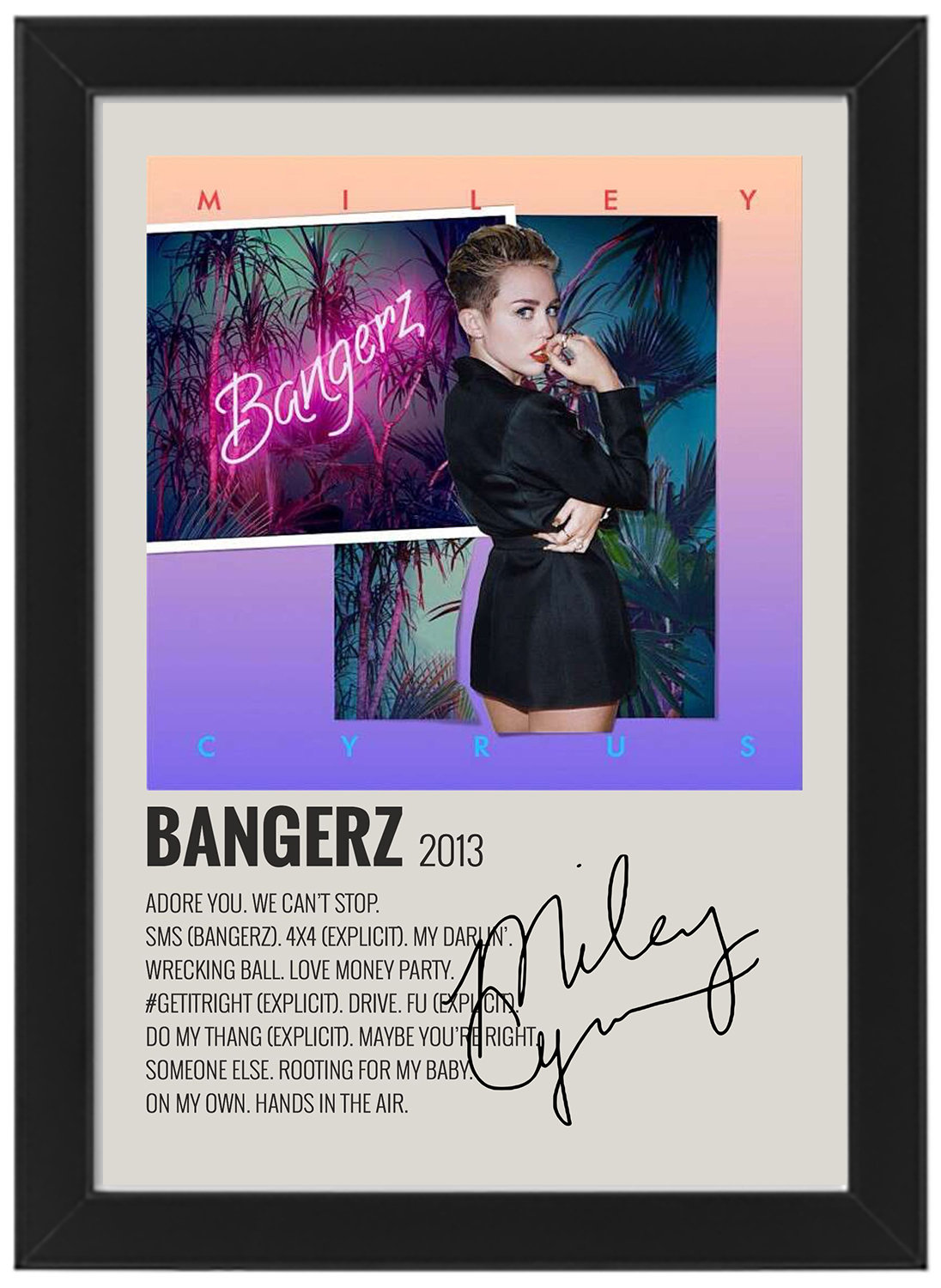 Miley Cyrus Bangerz Collage