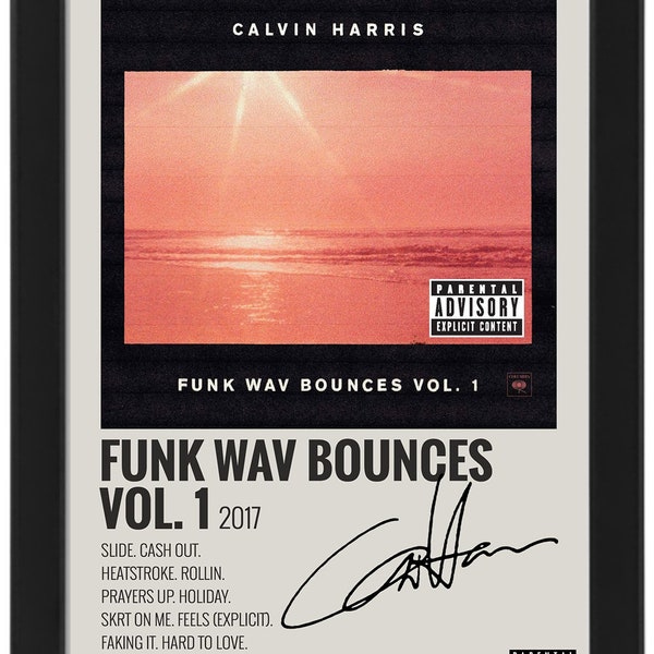 Calvin Harris Poster - Etsy