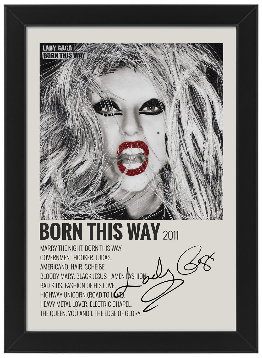 Lady Gaga Judas Album Cover