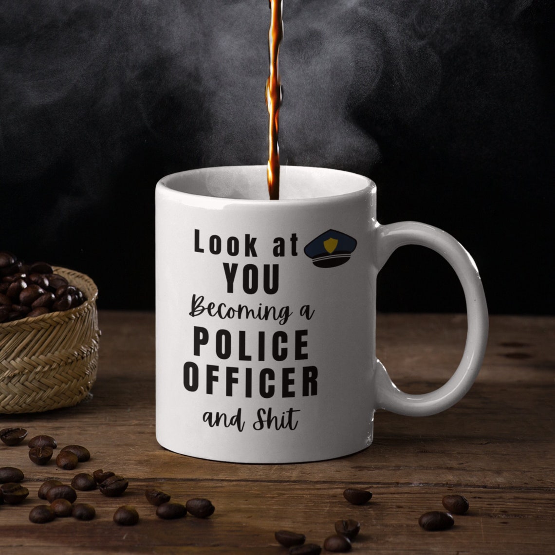 Police Officer Mug, Funny Police Officer Gift, Police Retirement ...