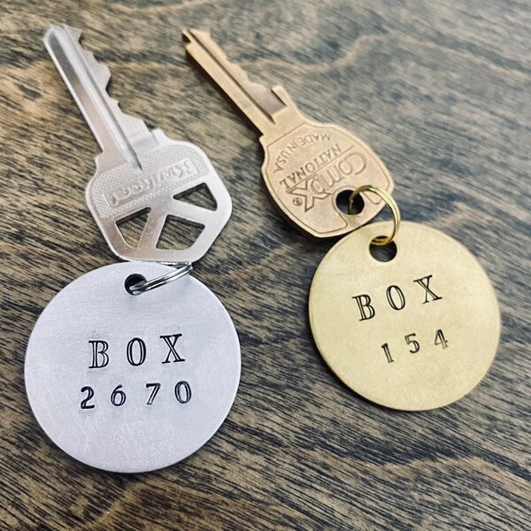 Brass Keychain - Etsy