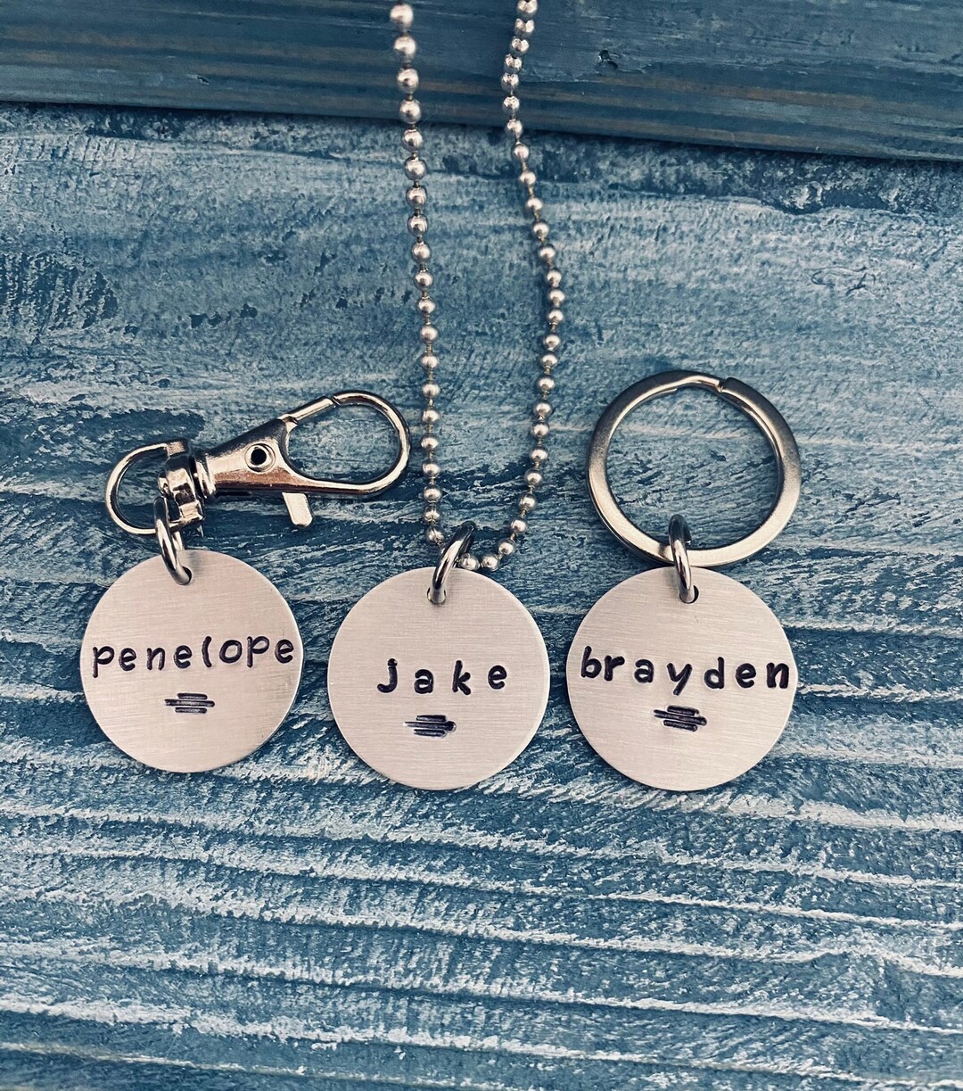 Custom Decorative Name Tags | Keychain/backpack Clip/necklace | Hand ...