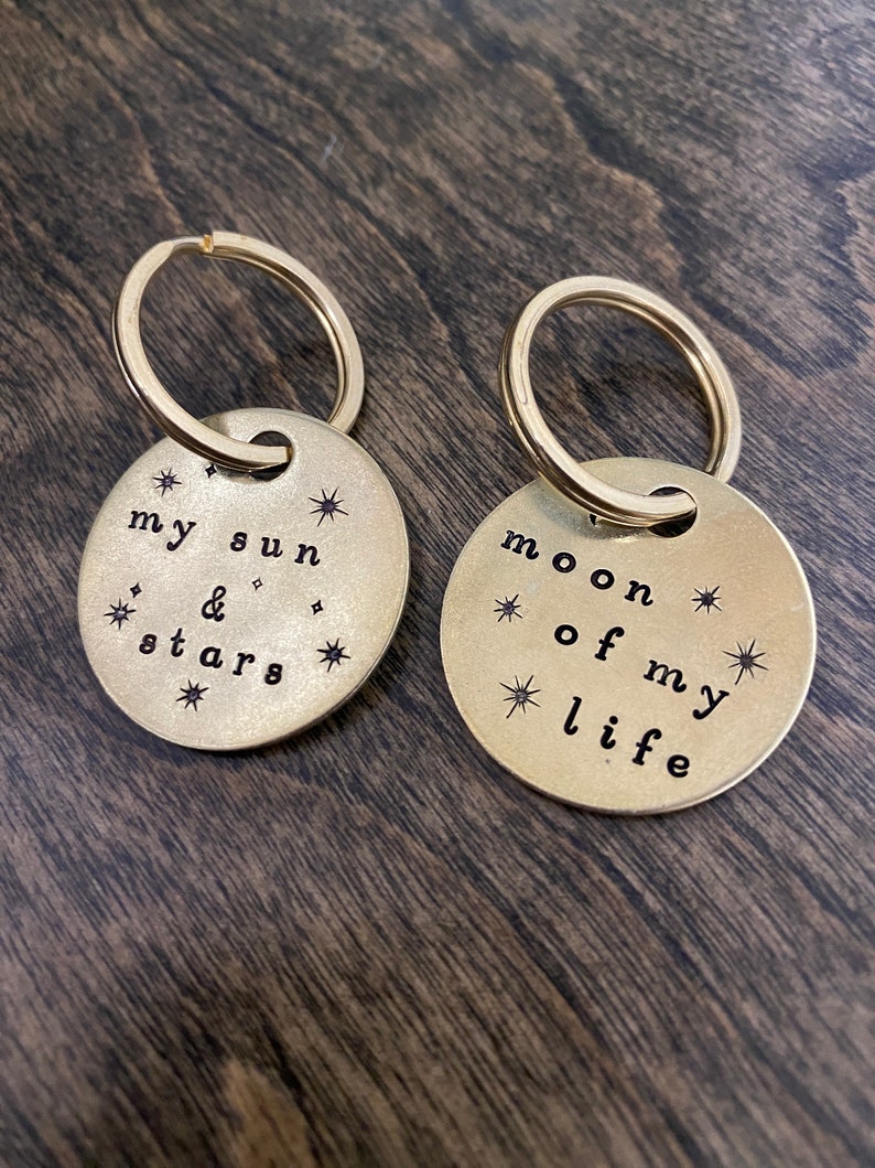 His & Hers Matching Keychains | Moon of My Life | My Sun and Stars ...