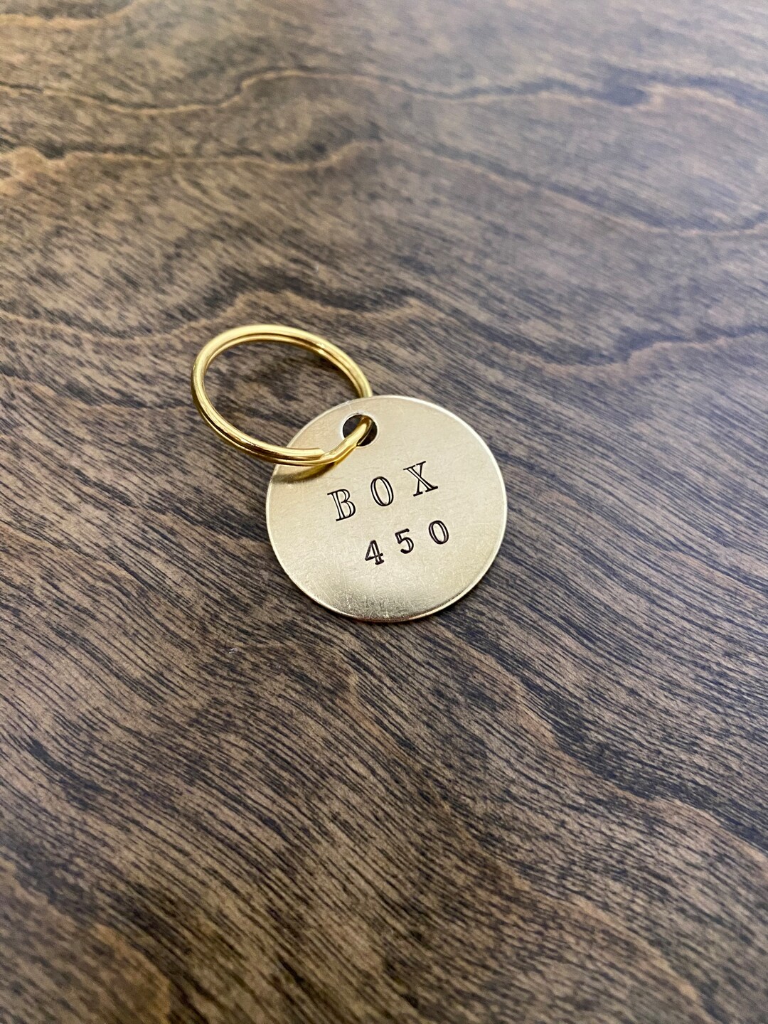 Box Number Mail Mailbox # Keychain | PO Box | Label Your Keys ...