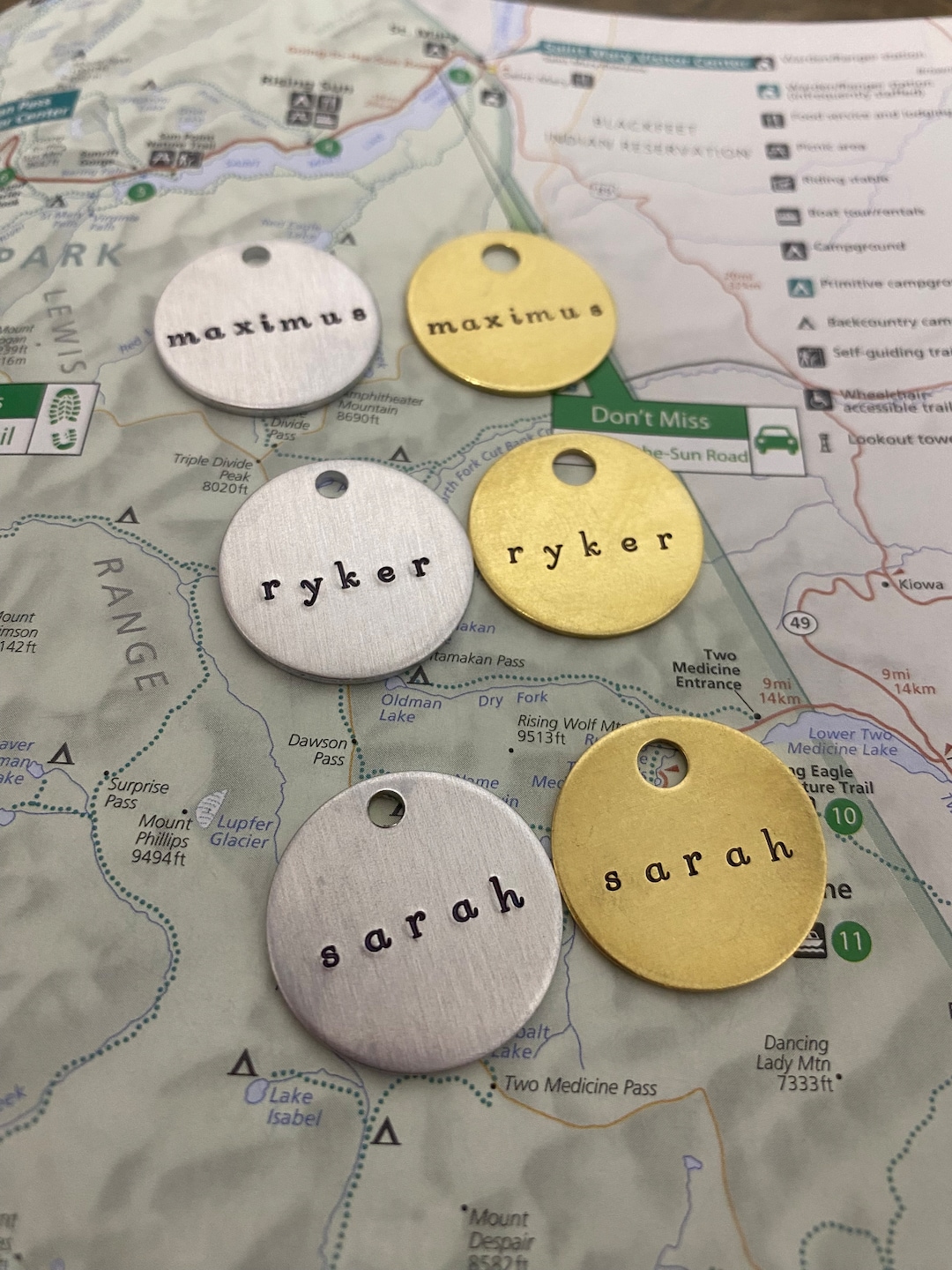 Metal Name Tags | Hand Stamped Horse Bridle Tag | Fancy Pet Tags in ...