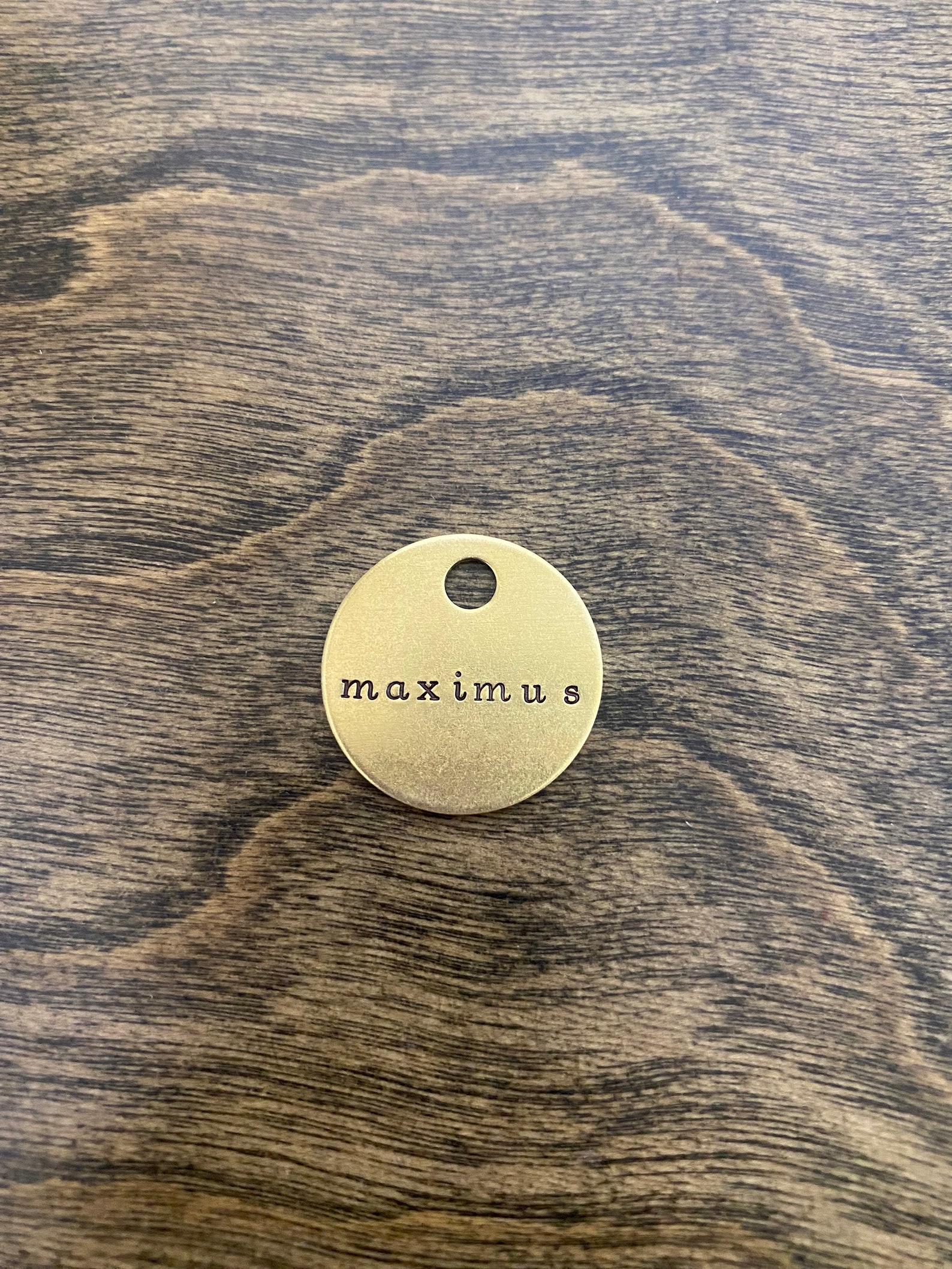 Name Tags | Hand Stamped | Individual Name Labes | Brass or Aluminum ...