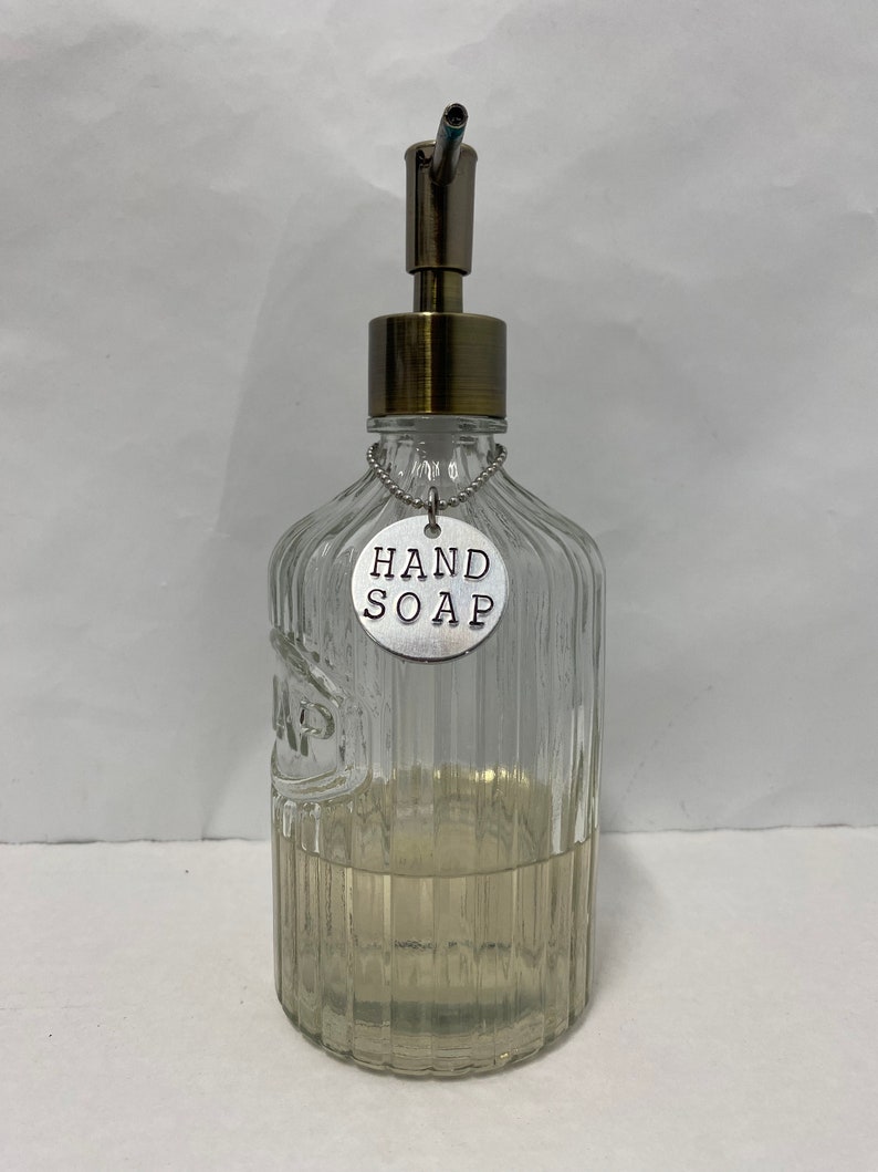 Hand & Dish Soap Dispenser Labels High Visibility Metal - Etsy