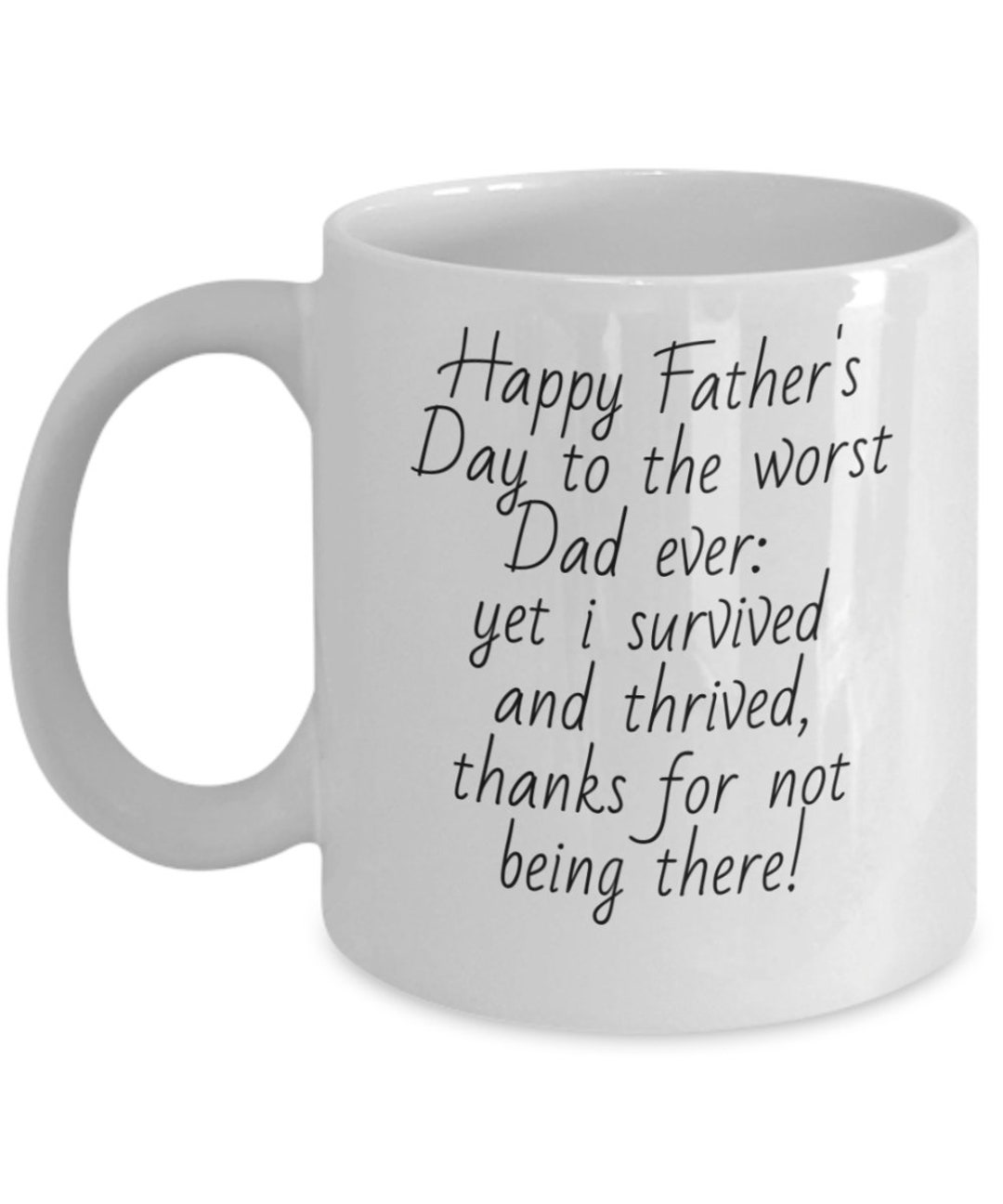 Worst Father Gift, Worst Dad's Day Gift, Absentee Father Gift, Absentee ...