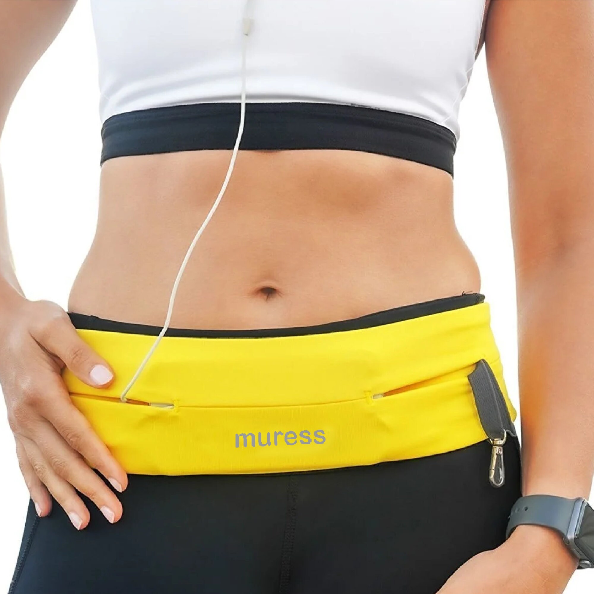 Comfort Running Belt, Waist Bag, Walking Belt, Comfortable and Flexible ...