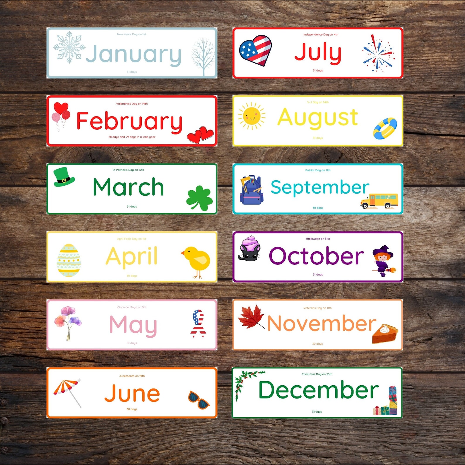 Months of the Year, Wordwall, Color Coded, Poem, Classroom, Homeschool ...