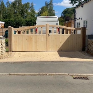 Solid Wooden Gates - Etsy