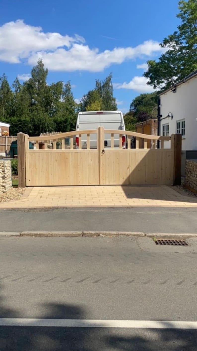 Solid Wooden Gates - Etsy