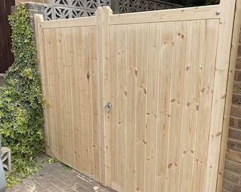 Solid Wooden Gates - Etsy