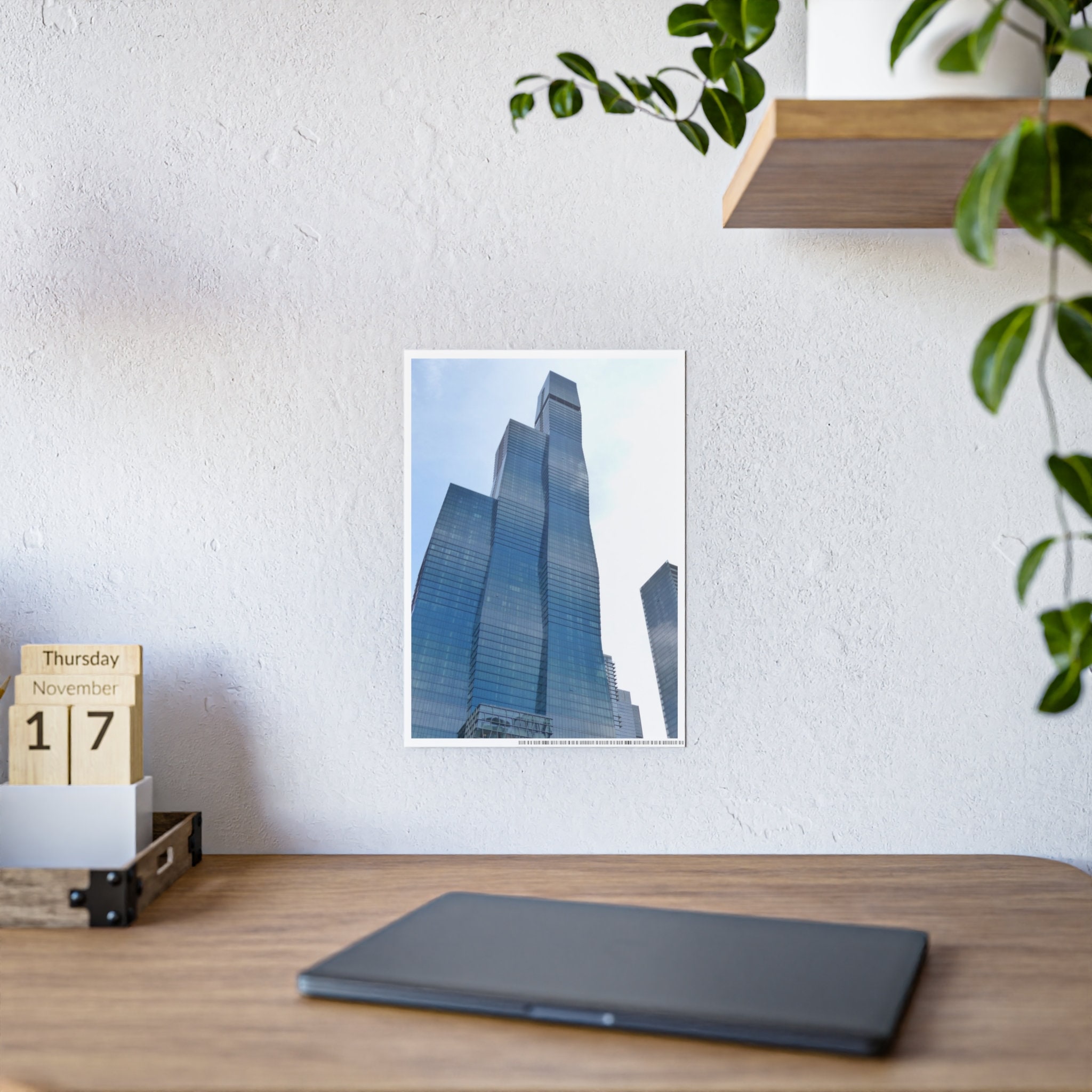 Chicago Skyline Splendor: St. Regis Tower Glossy Poster - Urban ...