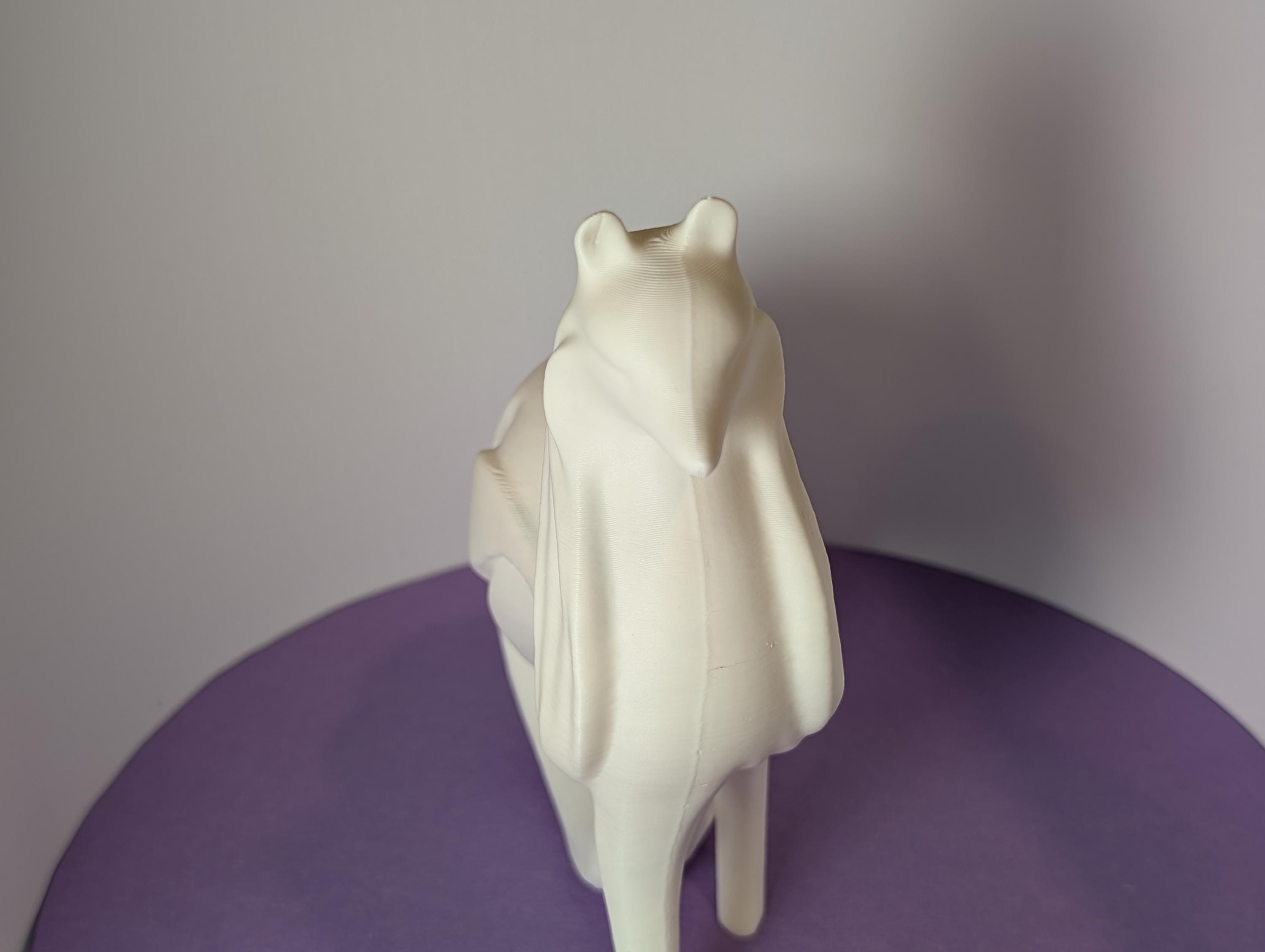 Minimalist White Fox Figurine – Modern Home Decor, Elegant Animal ...