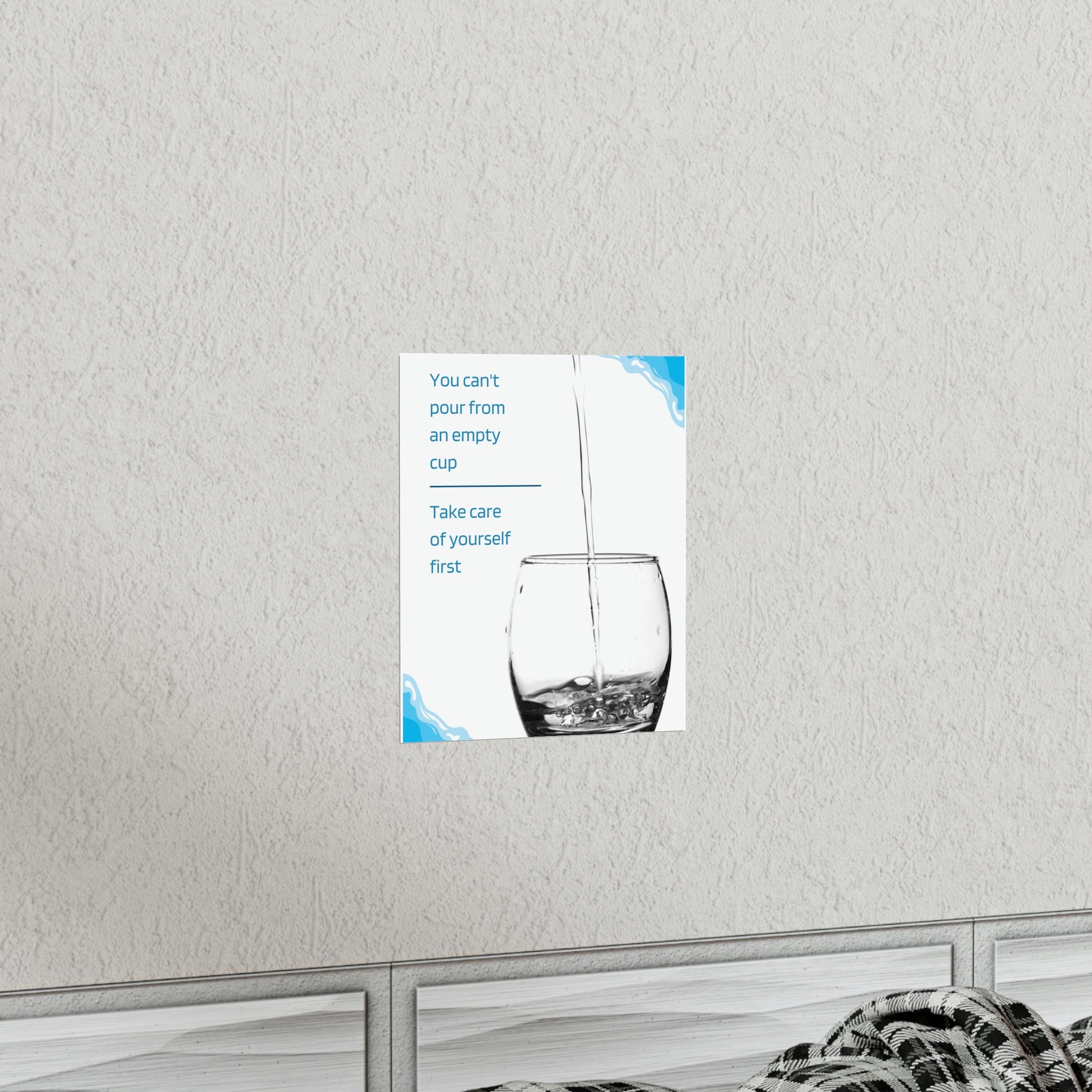 Prioritize Your Self-care With Our 'empty Cup' Poster Great Gift Idea ...