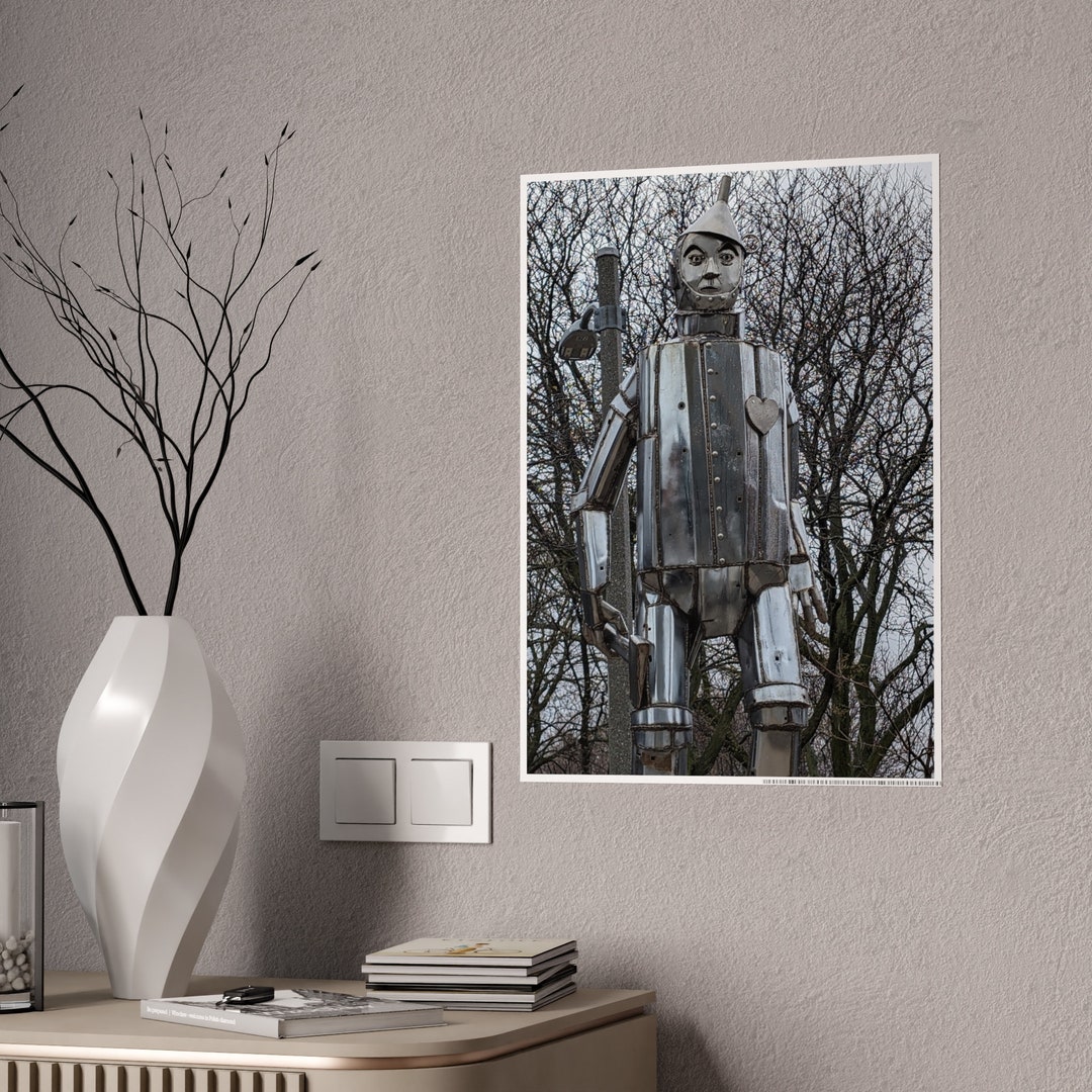 Rainy Day Reverie: Tin Man Statue Poster - Wizard of Oz Inspired ...