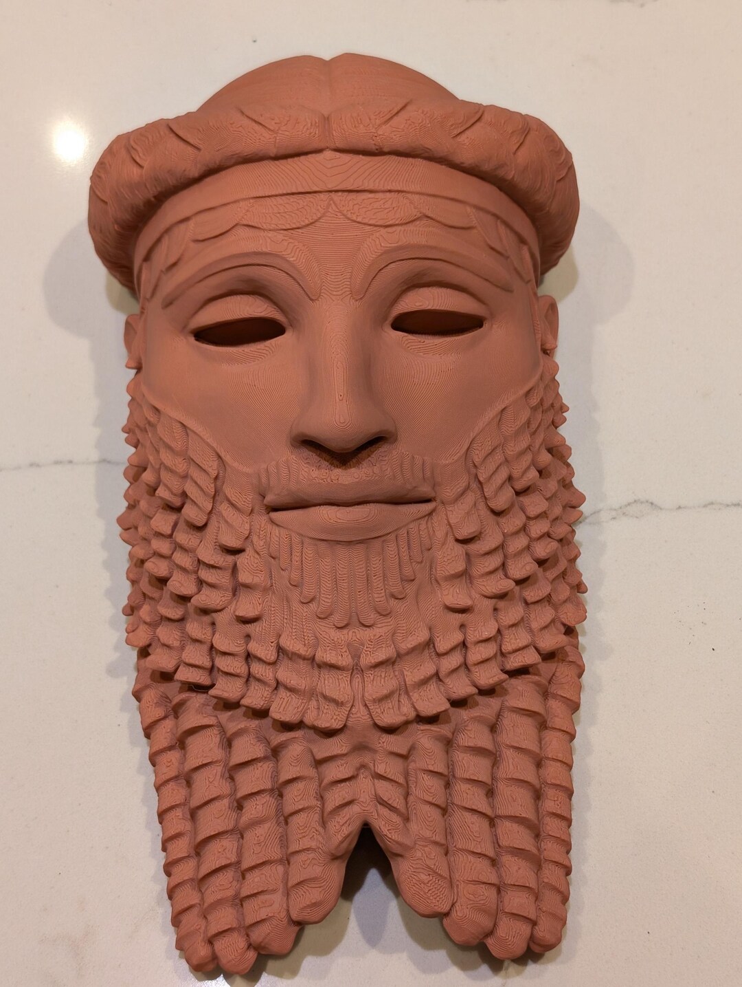 Ancient Ruler's Pride: Sargon of Akkad Mask - A Unique Decor for Any ...