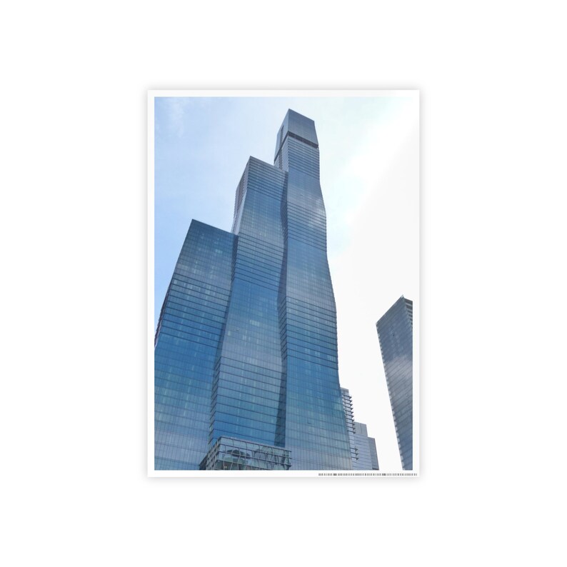 Chicago Skyline Splendor: St. Regis Tower Glossy Poster - Urban ...