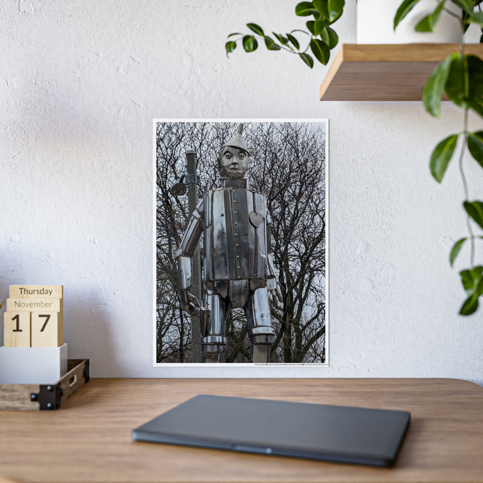 Tin Man Statue Glossy Poster: Wizard of Oz Inspired Chicago Art - Etsy