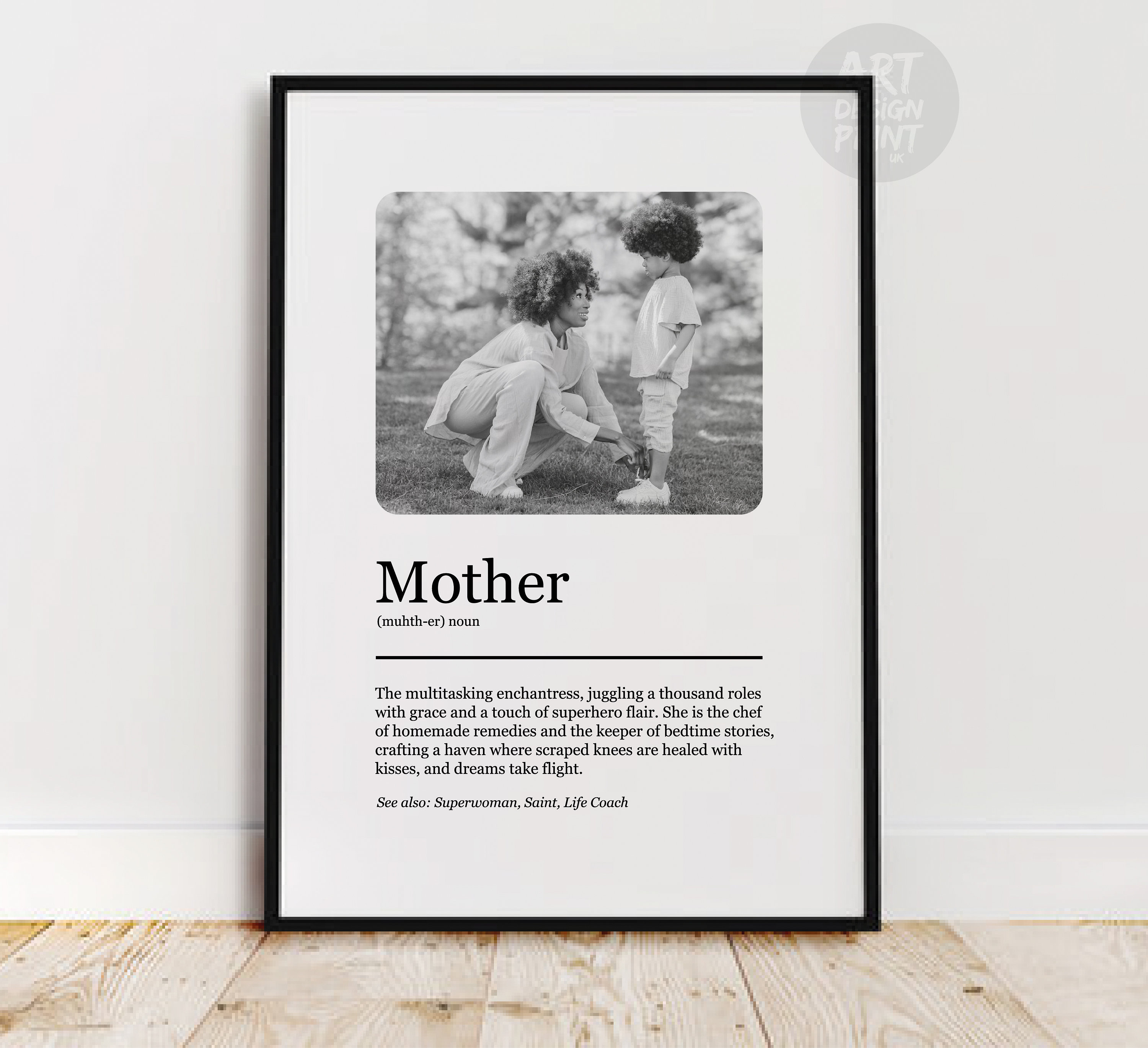 Mother Definition Print, Mothers Day Print, Gift for Mother, Mum Wall ...