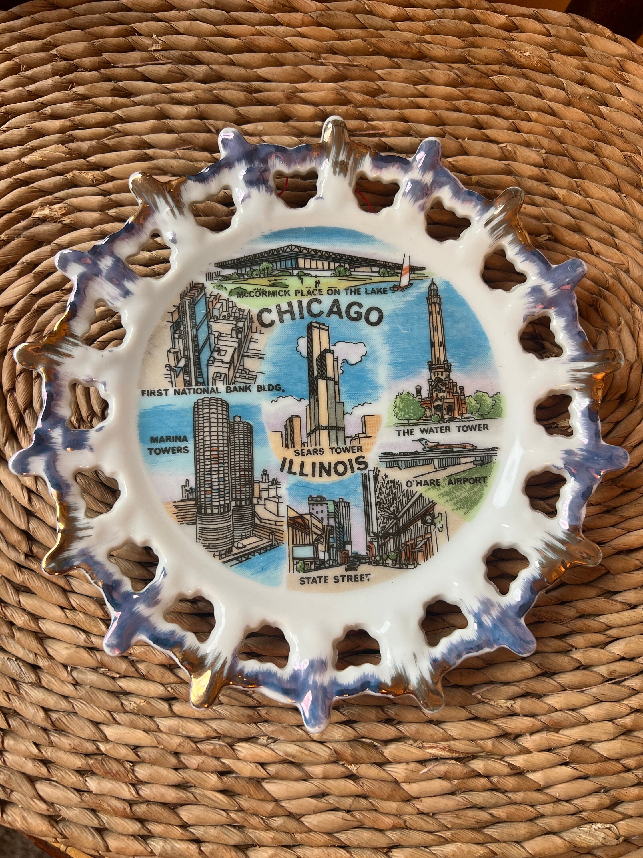 Vintage Souvenir Travel Plates - Etsy