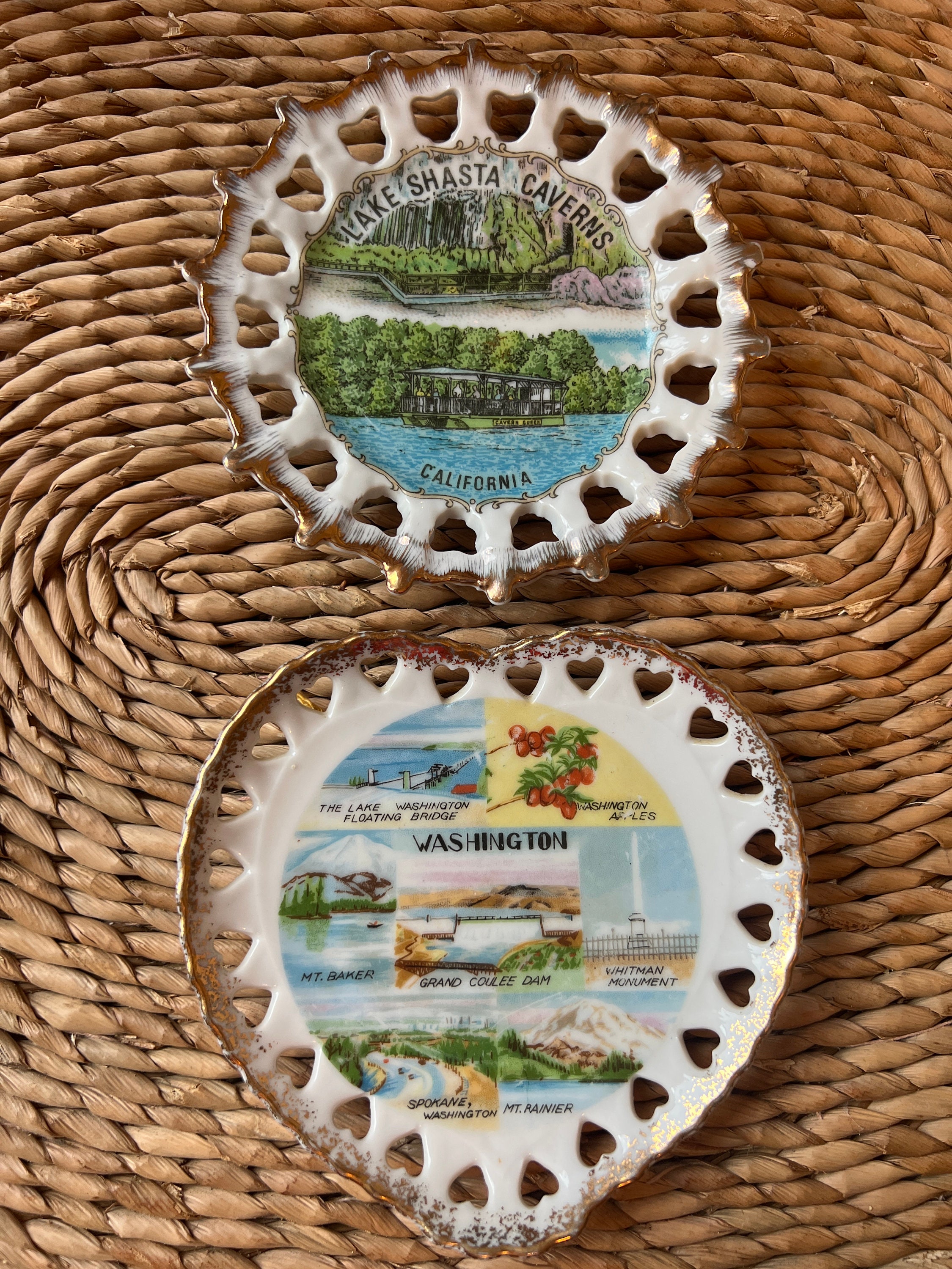 Vintage Souvenir Travel Plates - Etsy