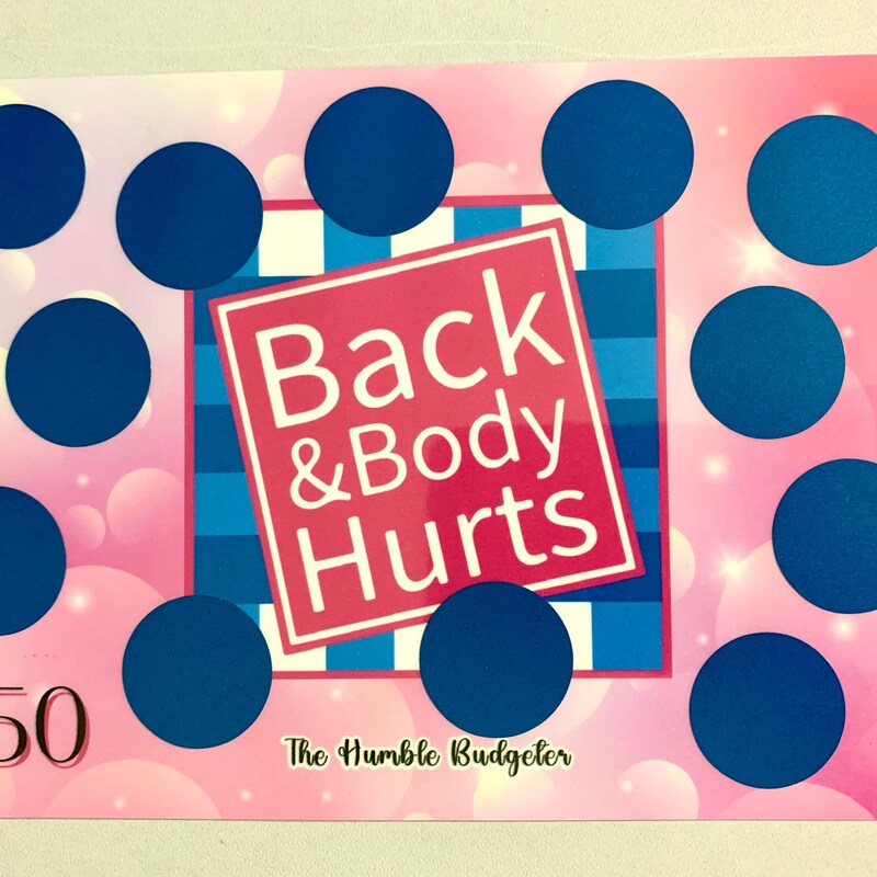 Back of Budget - Etsy