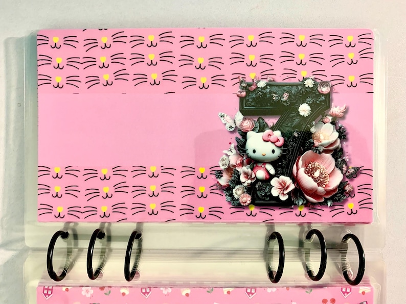Pink Kitty Mini Savings Challenges With Binder - Etsy
