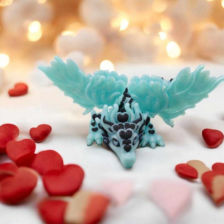 3D, STL, Flexible, Aphrodite Baby Dragon - Etsy