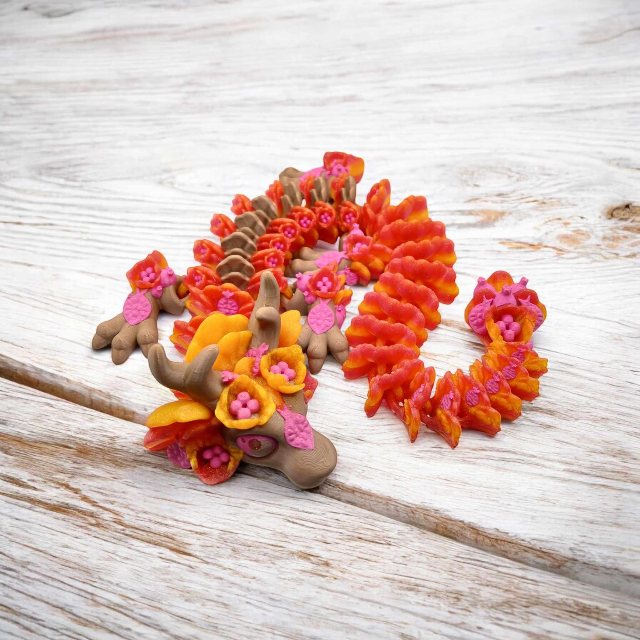 3D, STL, Flexible, Persephone Dragon - Etsy