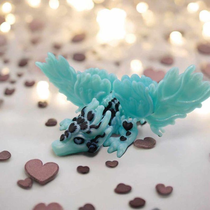3D, STL, Flexible, Aphrodite Baby Dragon - Etsy