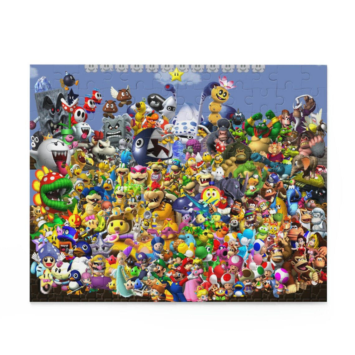 Super Mario Characters Puzzle 120, 252, 500-piece - Etsy UK