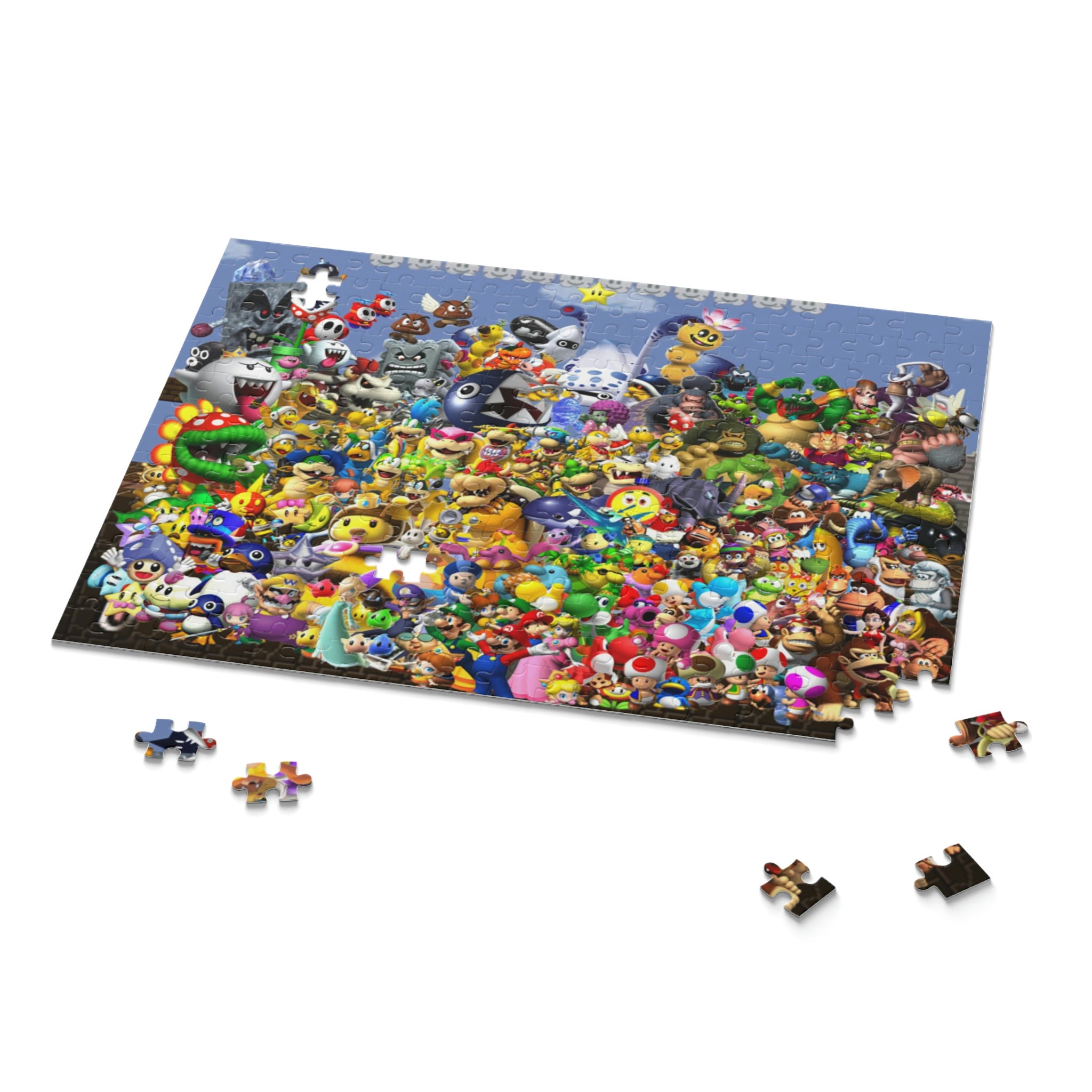 Super Mario Characters Puzzle (120, 252, 500-piece) - Etsy UK