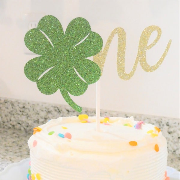 Shamrock Cake Topper - Etsy