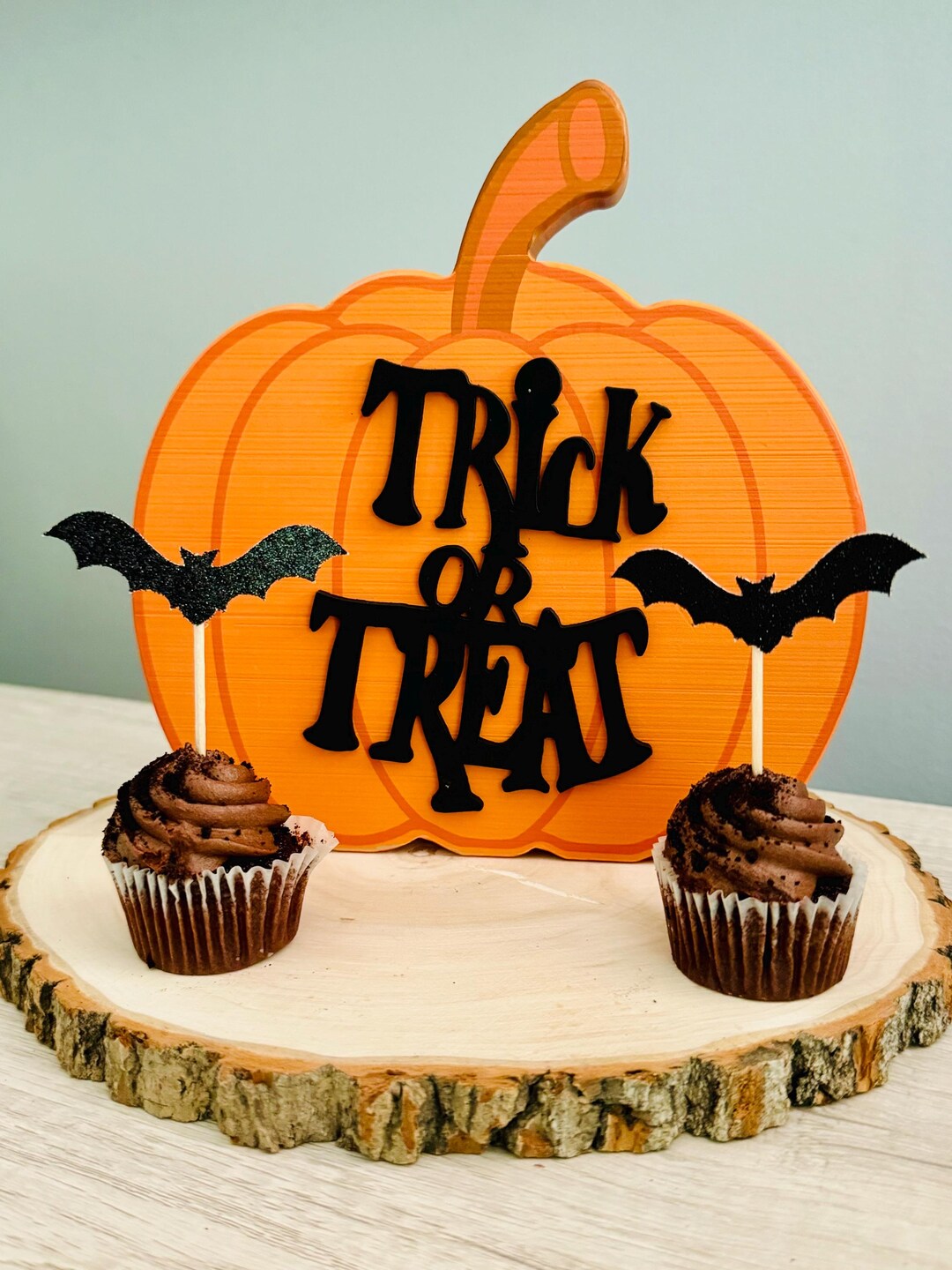 Halloween Bat Cupcake Topper/bat Cupcake Topper/batty Party/gone Batty ...