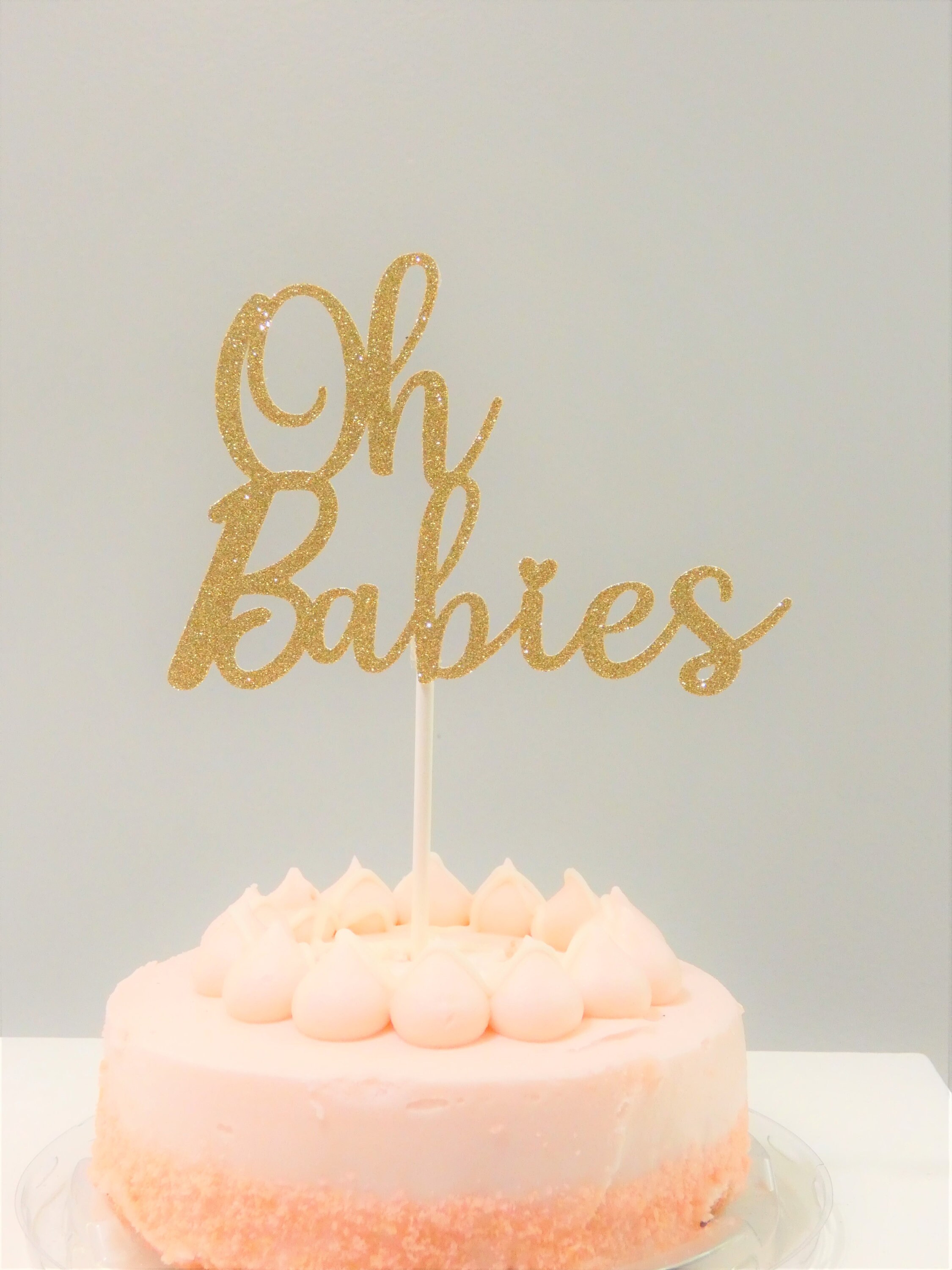 Oh Babies Cake Topper, Twins Cake Topper, Twins Baby Shower Twins Baby ...