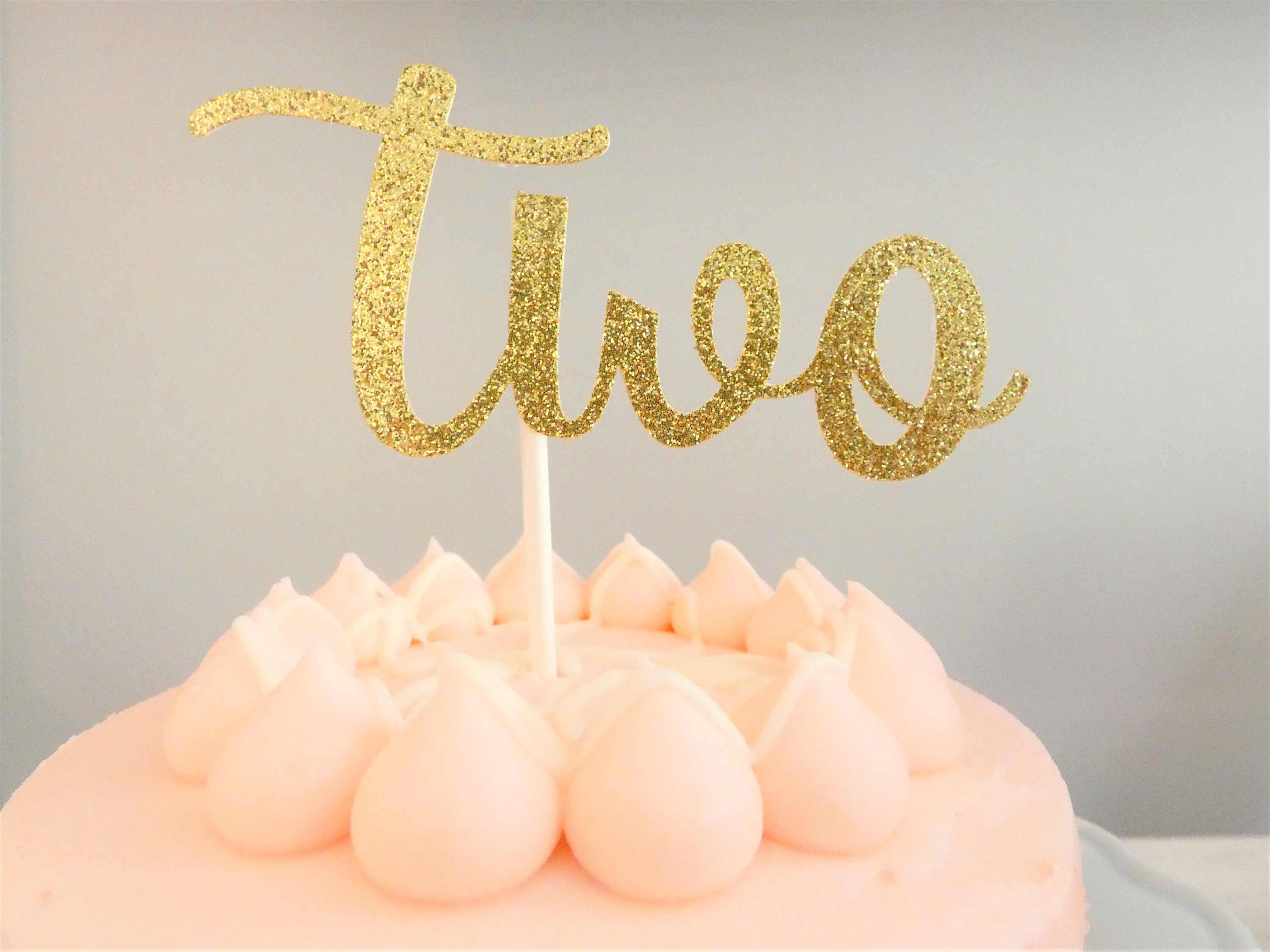 Number Cake Topper/number 1 Cake Topper/gold 2 Cake Topper/1st Birthday ...