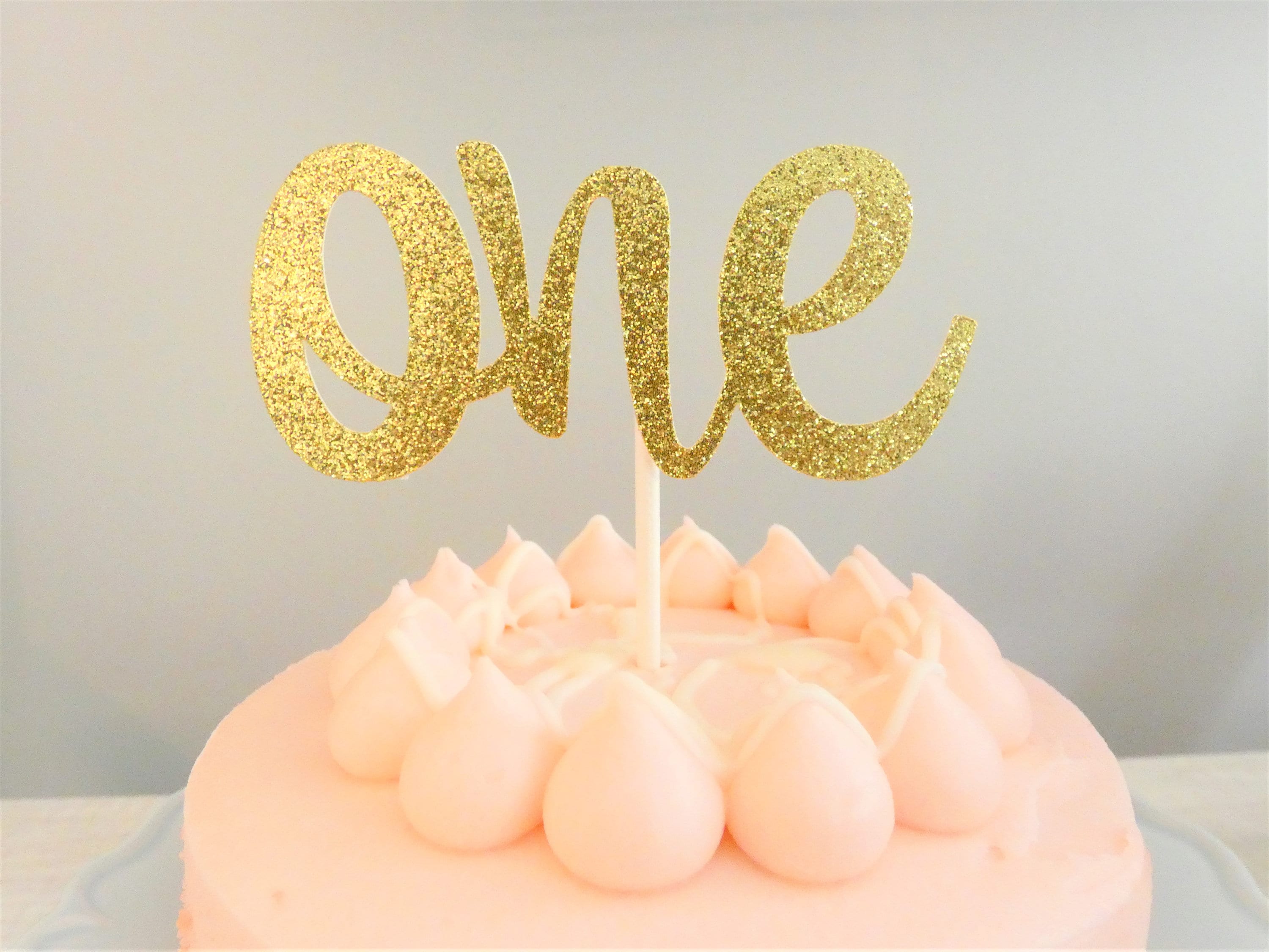 Number Cake Topper/number 1 Cake Topper/gold 2 Cake Topper/1st Birthday ...