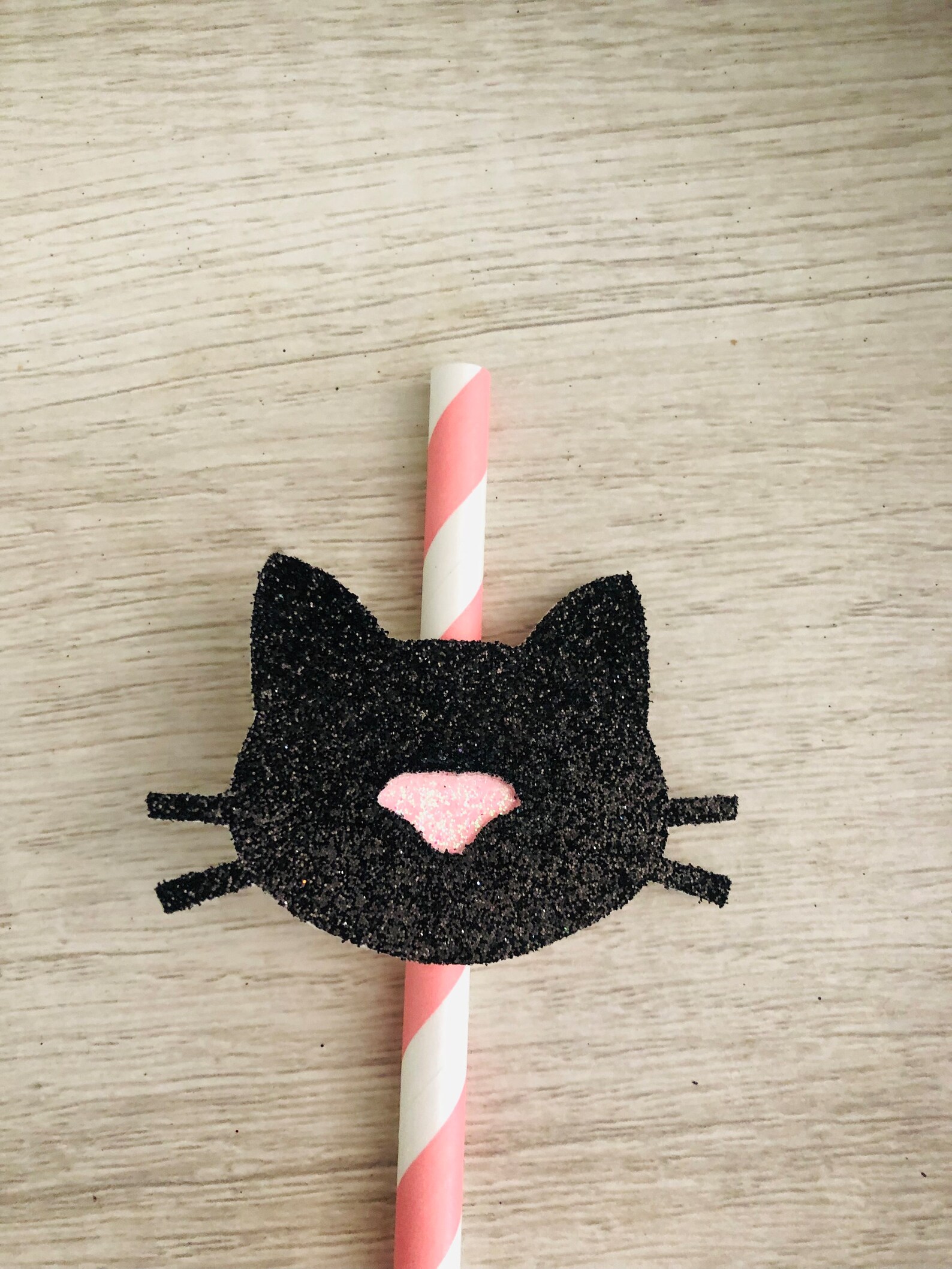 Cat Straws/black Cat Straws/kitty Party/kitty Birthday Party/halloween ...