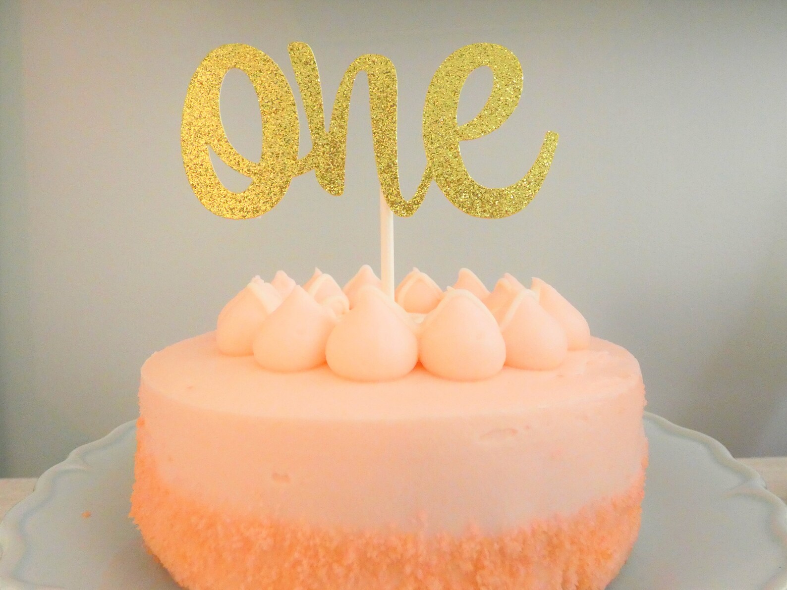 Number Cake Topper/number 1 Cake Topper/gold 2 Cake Topper/1st Birthday ...